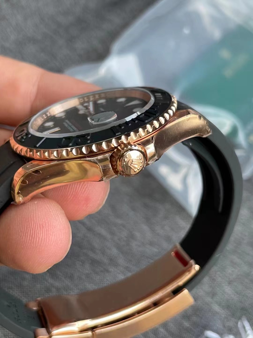 Vs厂劳力士 40mm 玫瑰金游艇 丹东3135机芯